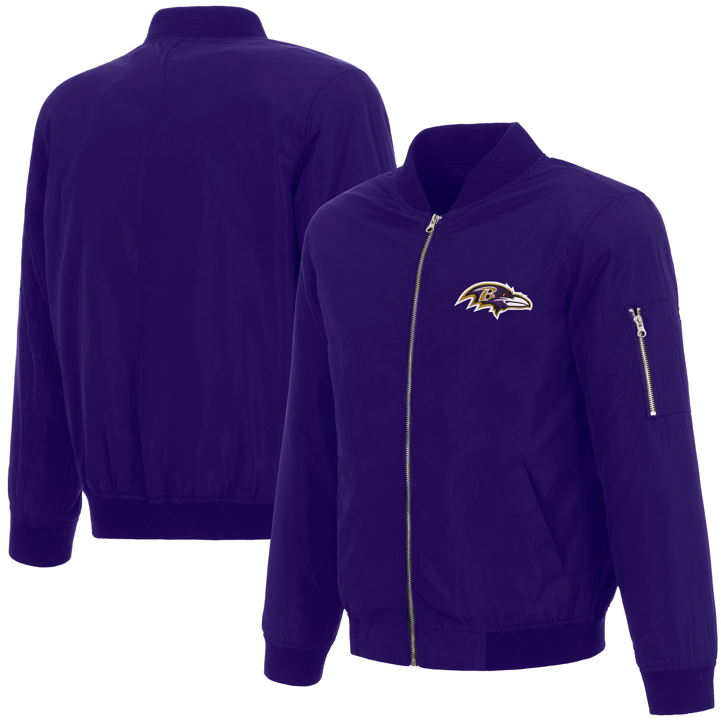 Baltimore Ravens Nylon Bomber Jacket – JH Design Group
